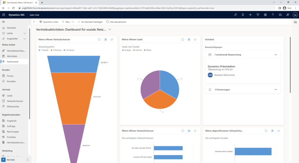 Microsoft Dynamics 365 Sales So Entspannt Kann Vertrieb Sein